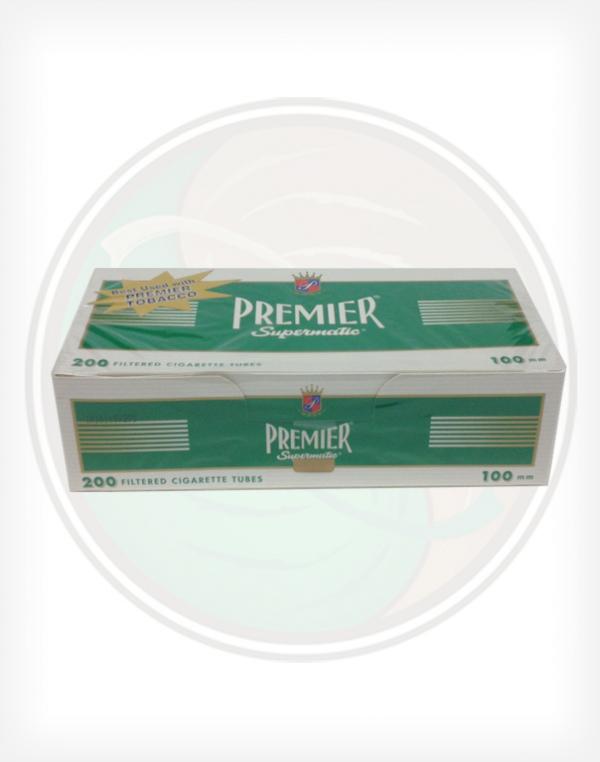 Premier 100s Menthol Cigarette Tubes for RYO Cigarettes