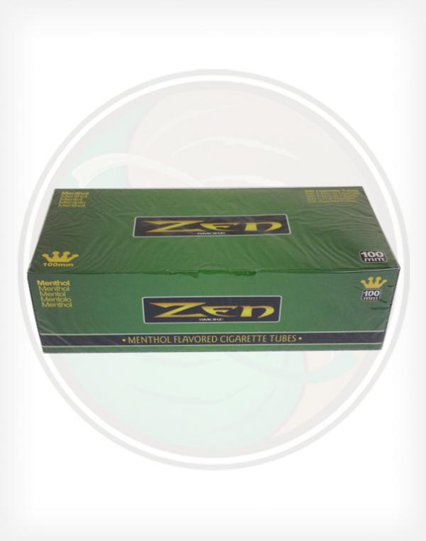 Zen 100s Menthol Cigarette Tubes for RYO Cigarettes